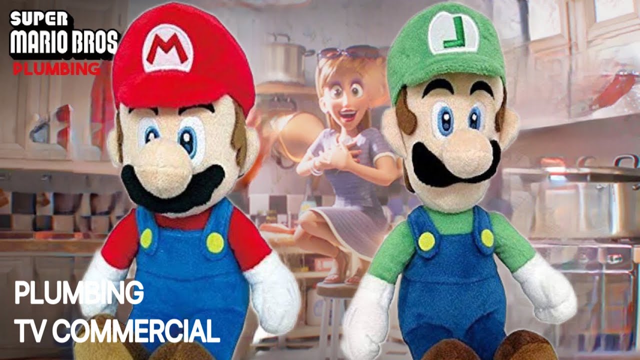 Super Mario Bros. Plumbing Commercial Plush Reenactment! (# ...