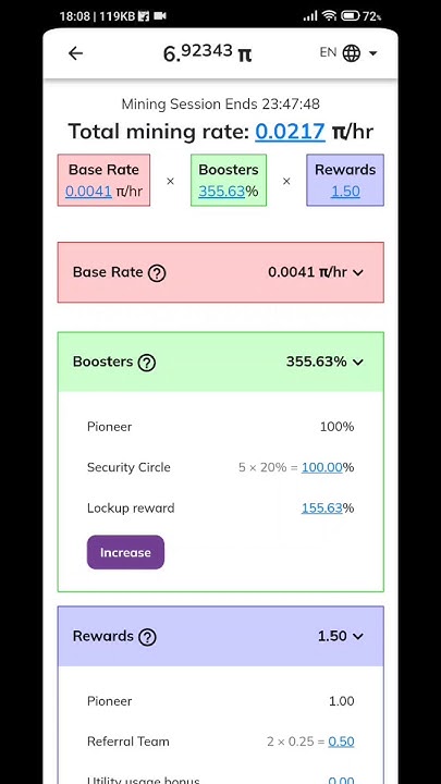 pi network mining speed increase process | how to increase pi mining speed | pi network | pi ...