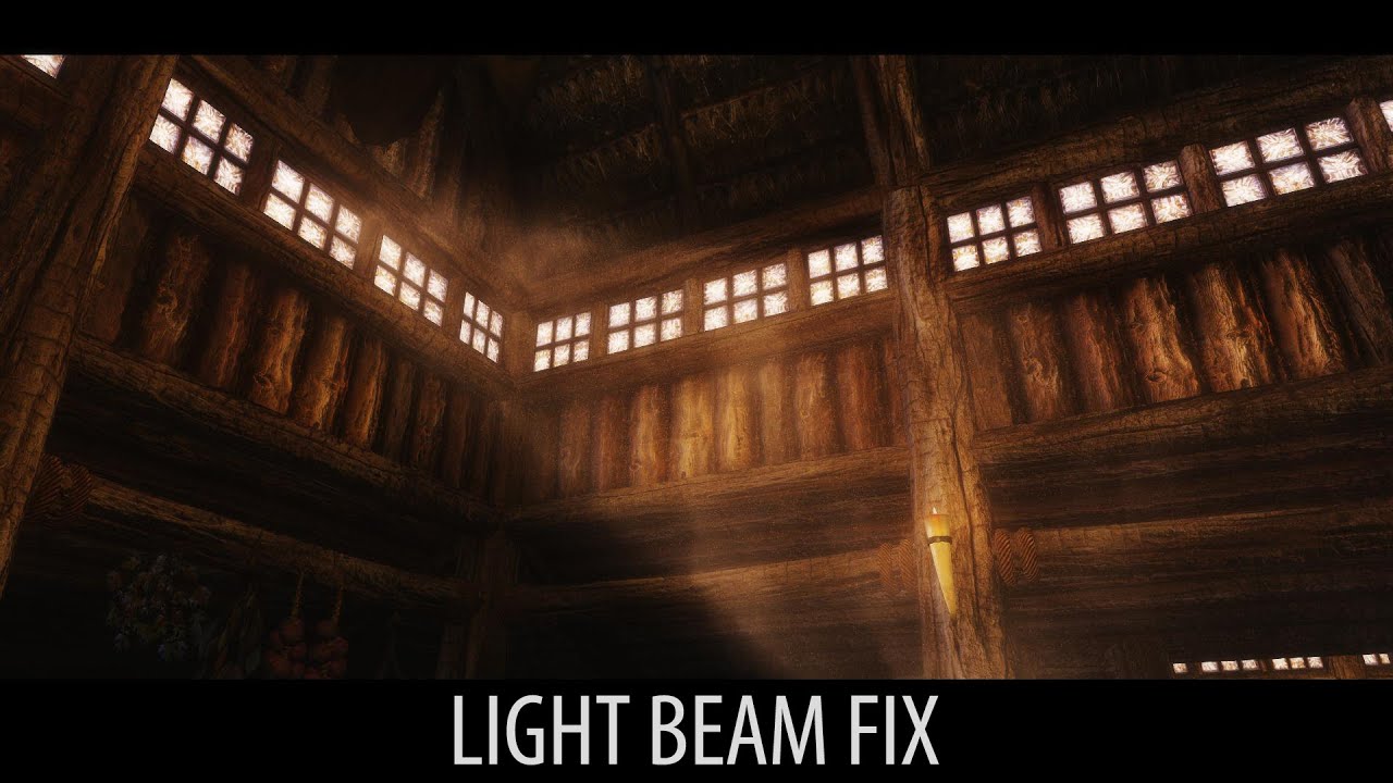 Skyrim mod spotlight 2016 - Light Beam Fix - YouTube