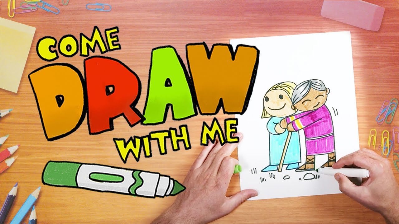 How to Draw a Helpful Friend | Come Learn with Me - YouTube
