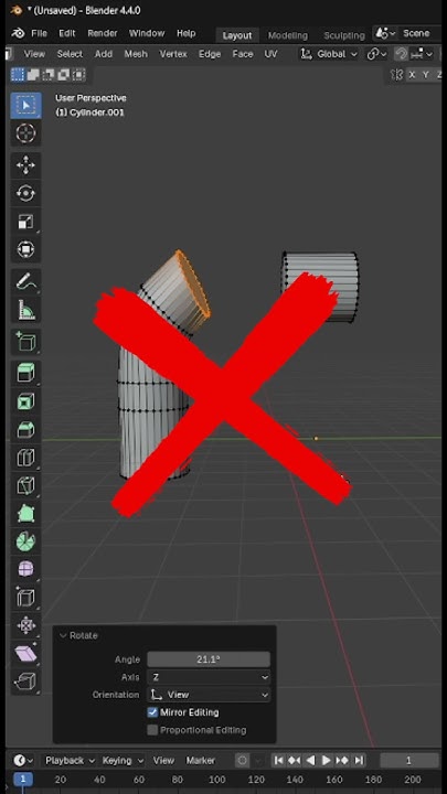 Blender Tip: Connect Pipes in Seconds with Bridge Edge Loop - YouTube