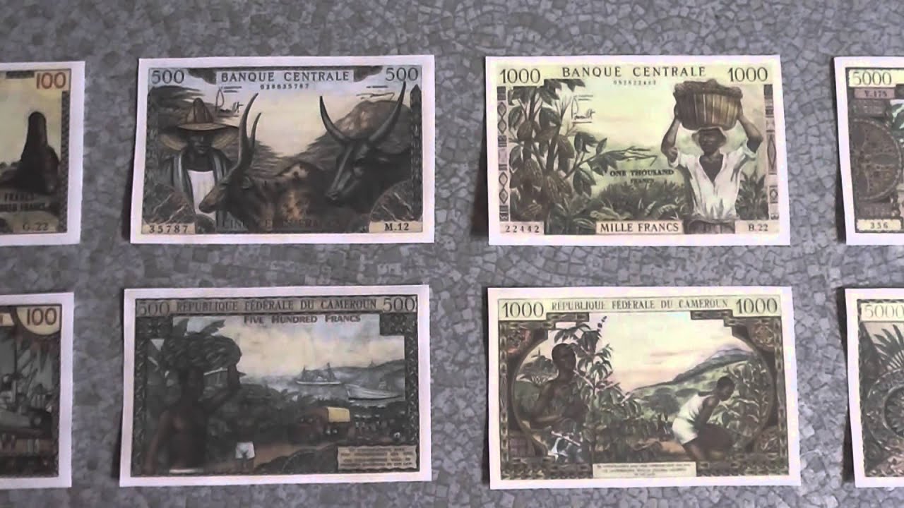 All Banknotes of Cameroon - Central African CFA franc - 100 to 10.000 ...
