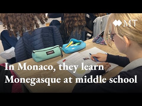 Inside a Monegasque language class - YouTube