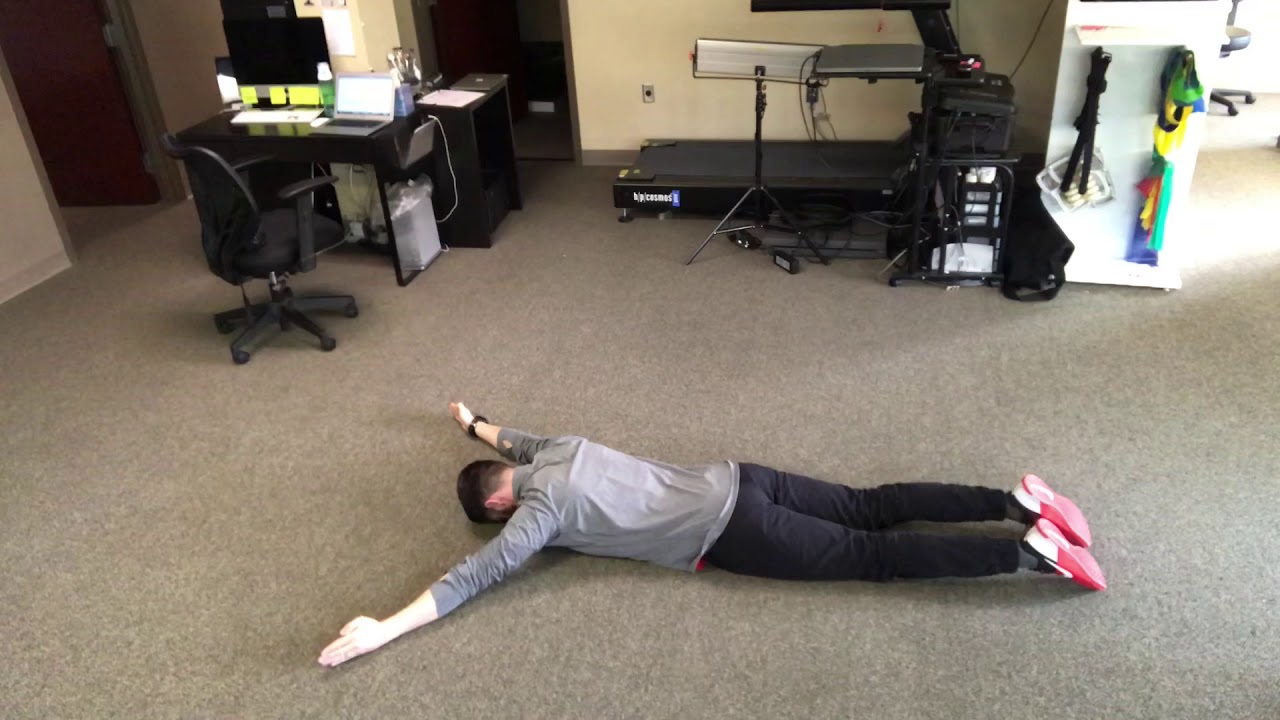 Prone End -Range ‘Y’ Isometrics - YouTube