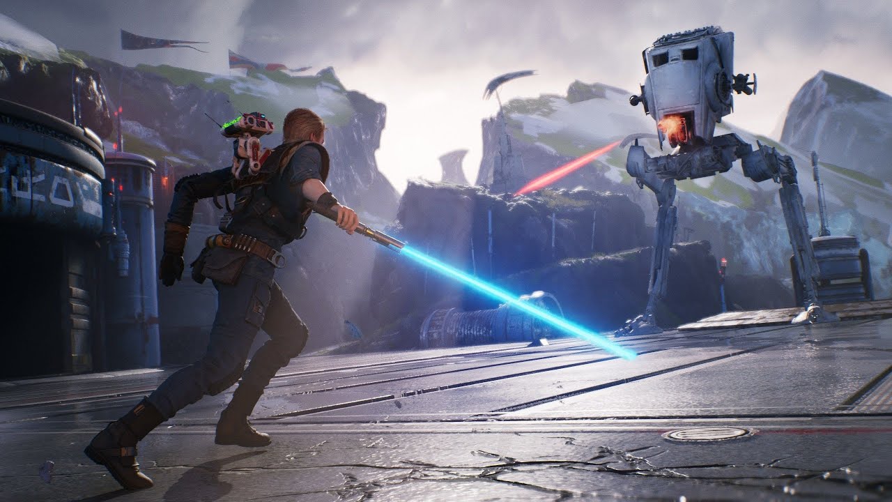 Star Wars Jedi Fallen Order Part 8 | The Jotaz and AT-ST - YouTube