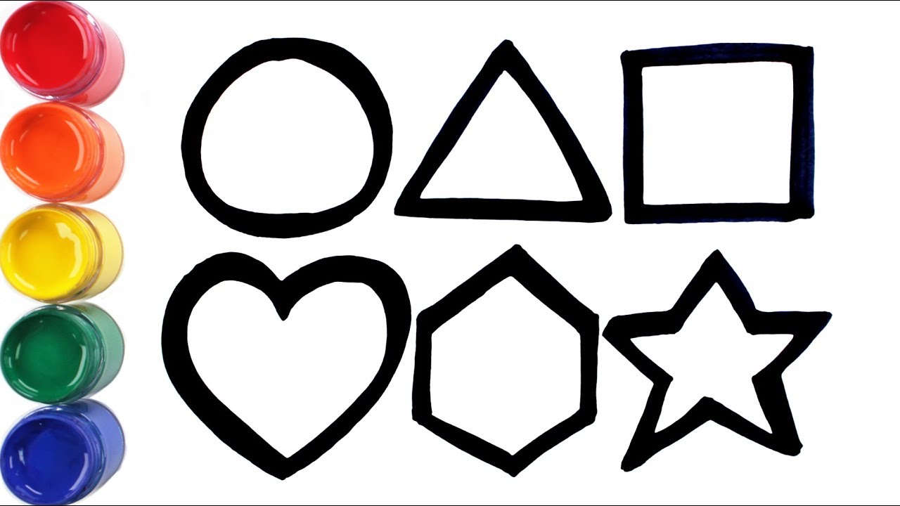 Learn Shapes | Coloring pages | Learn colors | Coloring for Baby | Mini ...