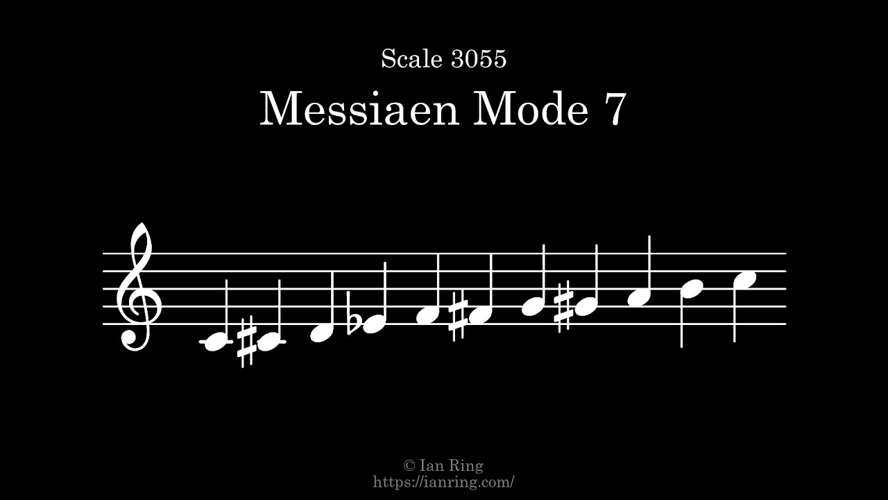Scale 3055: Messiaen Mode 7 - YouTube