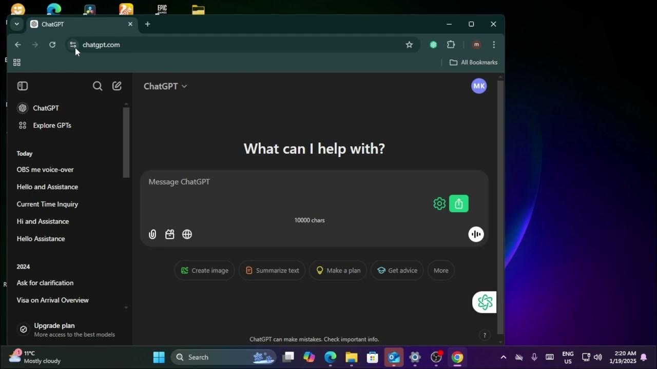 Create a Desktop Shortcut | Chat GPT for Windows PC | How to Download ...