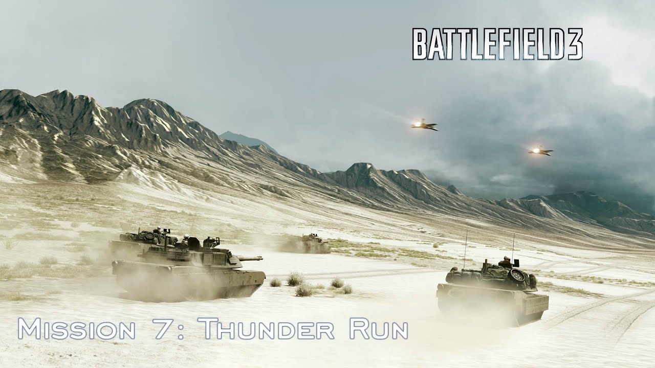 Battlefield 3 - Campaign Mission 7: Thunder Run (HD PS3 Gameplay) - YouTube
