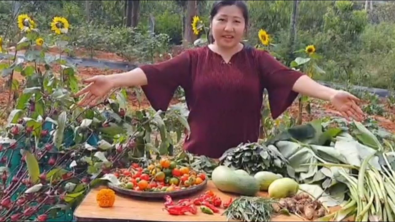 Harvesting bhoot jolokia, vegetables| near Bangalore - YouTube