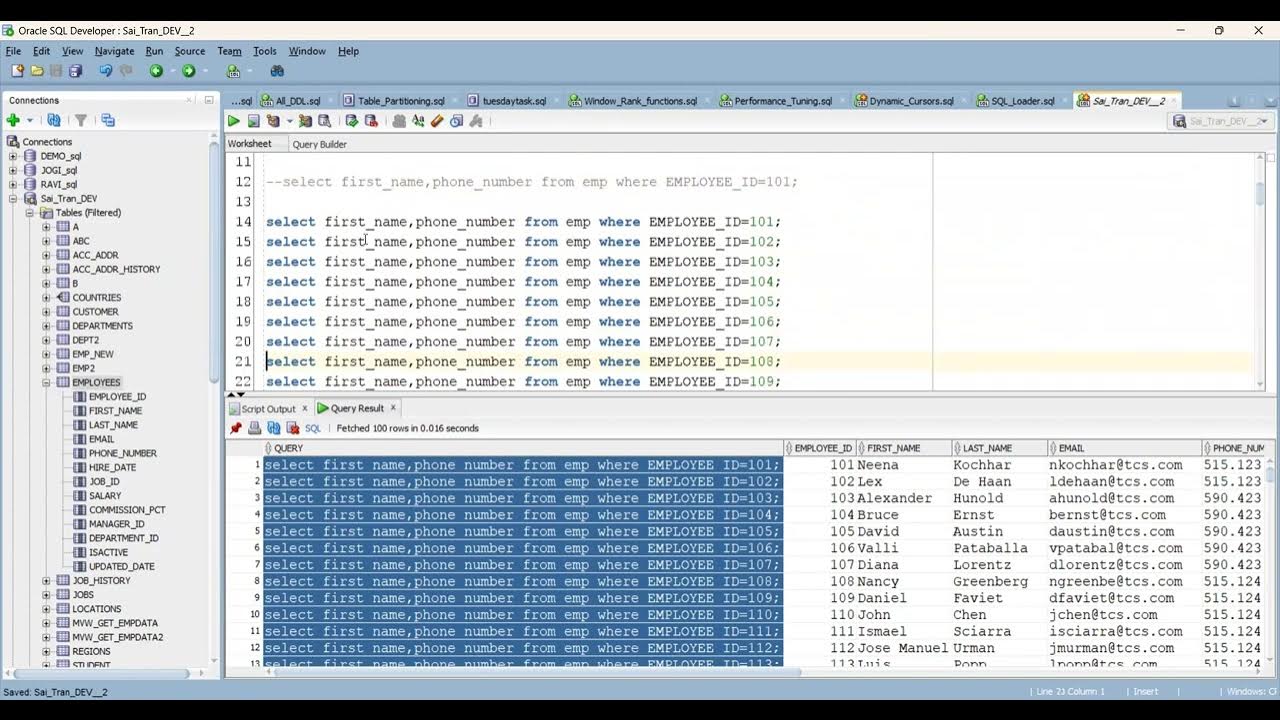 Dymanic Sql In Oracle With Realtime Examples Youtube