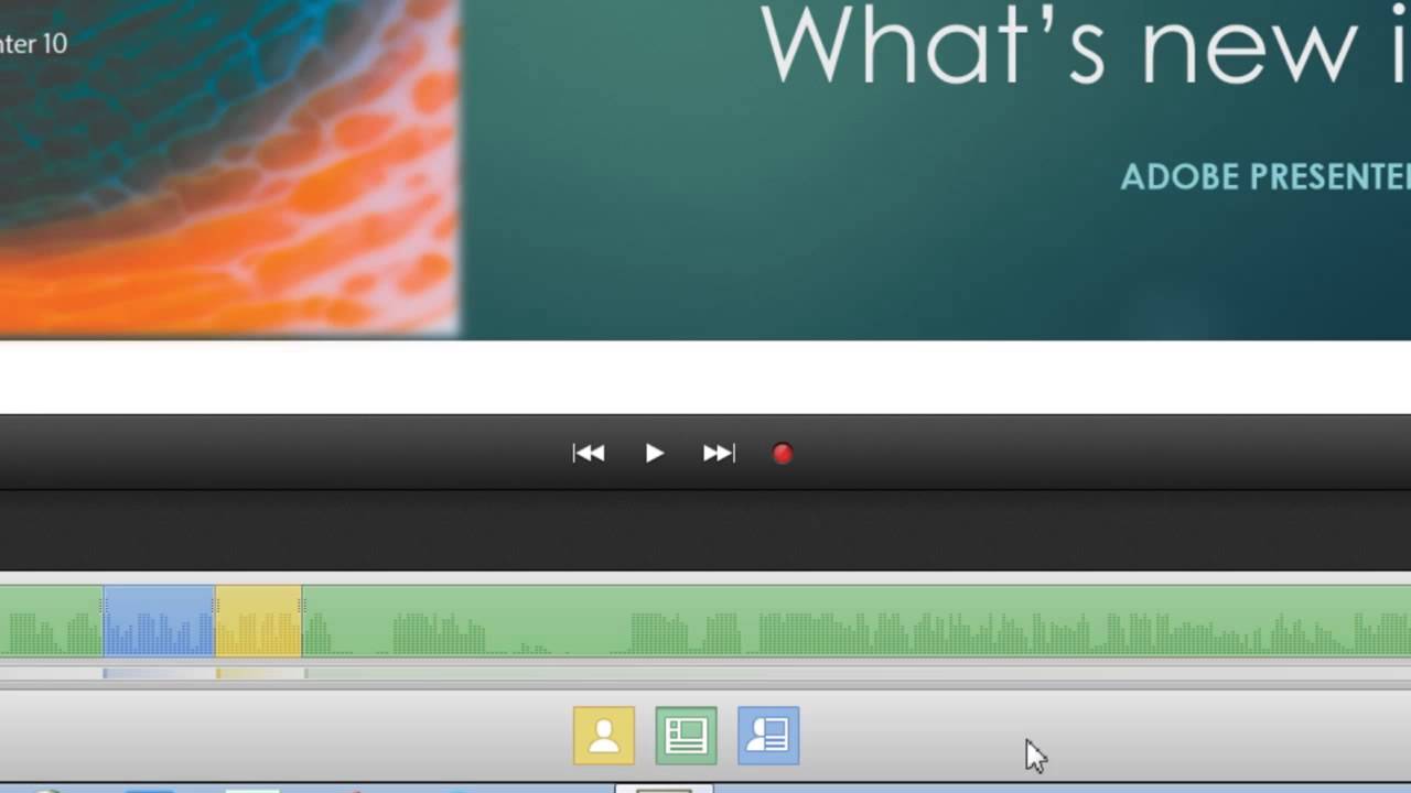 Three-button Layout Switchover in Adobe Presenter Video Express - YouTube