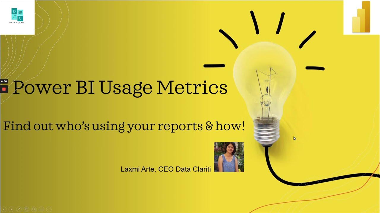 Power BI Usage Metrics Report - YouTube
