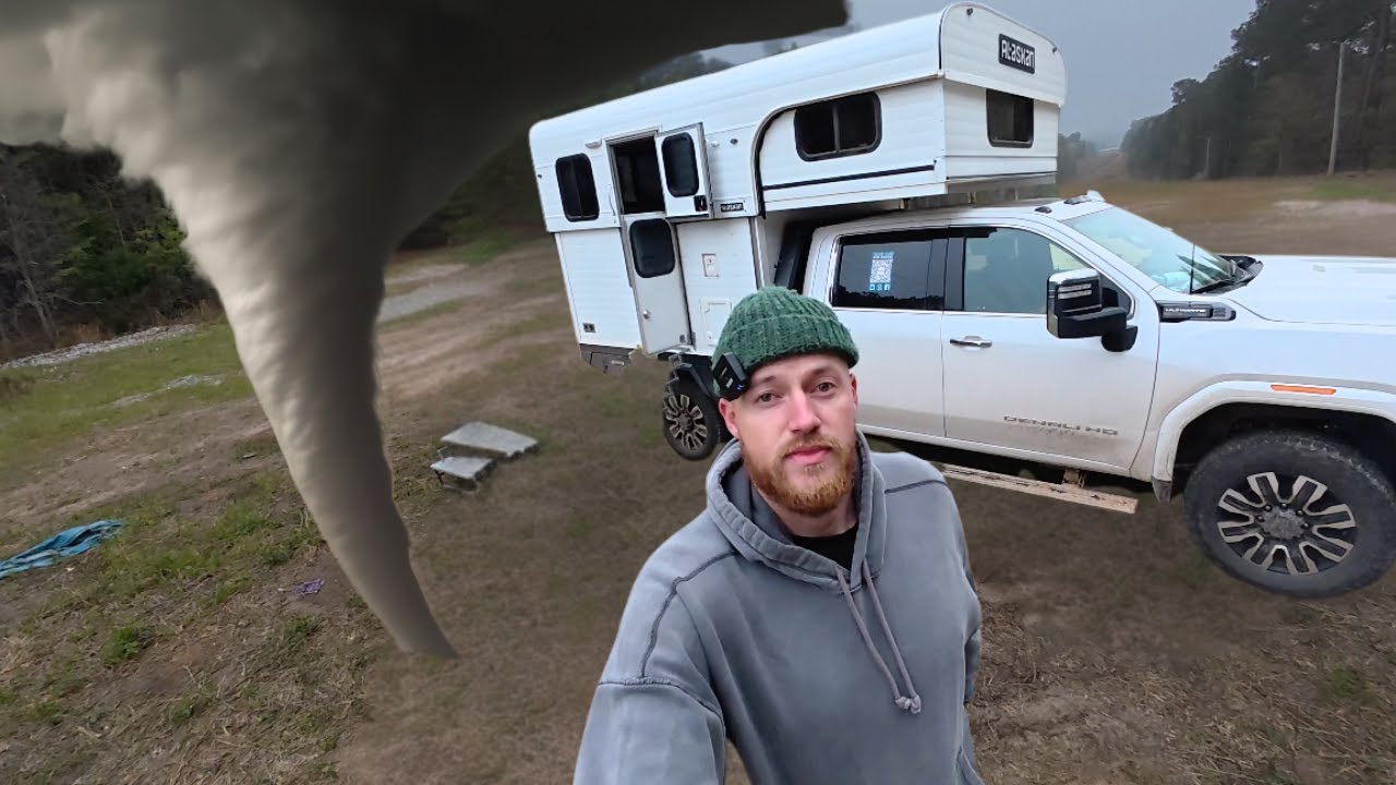 Driving Through a Tornado | 7,000+ Mile Road Trip Across America - YouTube