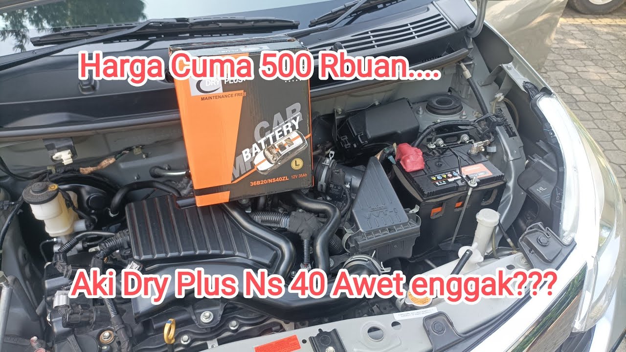 Aki Dry Plus Ns40 Setelah 3 Tahun 10 Bulan akhir nya nyerah - YouTube