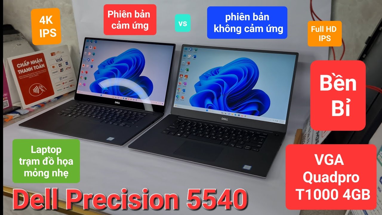 Review Dell Precision 5540 không cảm ứng và Dell Precision 5540 cảm ứng ...