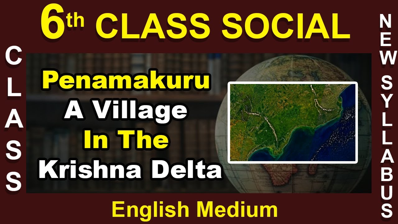 6st Class || English Medium | Social | Penamakuru A Village In The ...