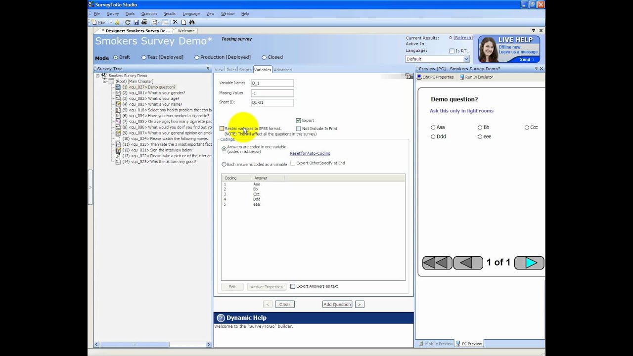 SurveyToGo Creating Surveys 01 - Creating Surveys Overview part2 - YouTube