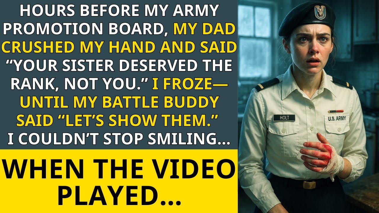 Hours Before My Promotion Board, My Dad Smashed My Hand — “Your Sister ...