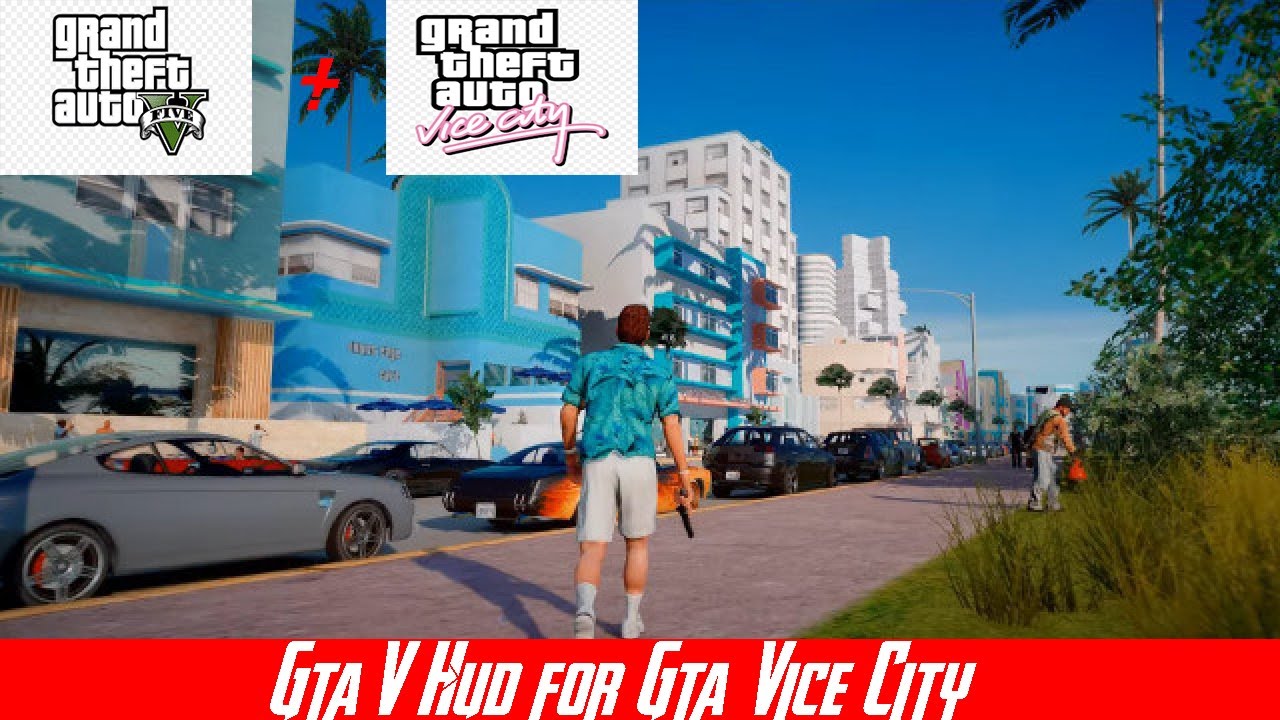 GTA V HUD mod for GTA Vice City on PC or LAPTOP. Full version. - YouTube