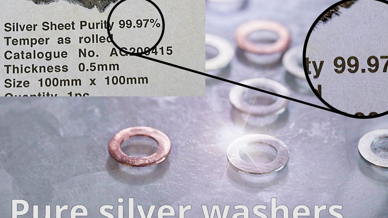 Making precision washers on a mini lathe - YouTube