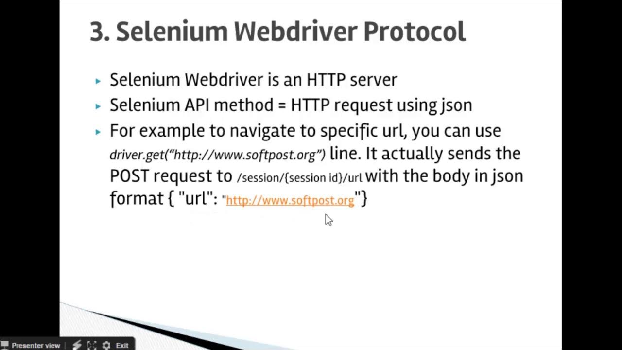 Lecture 3 Selenium Webdriver Protocol Youtube