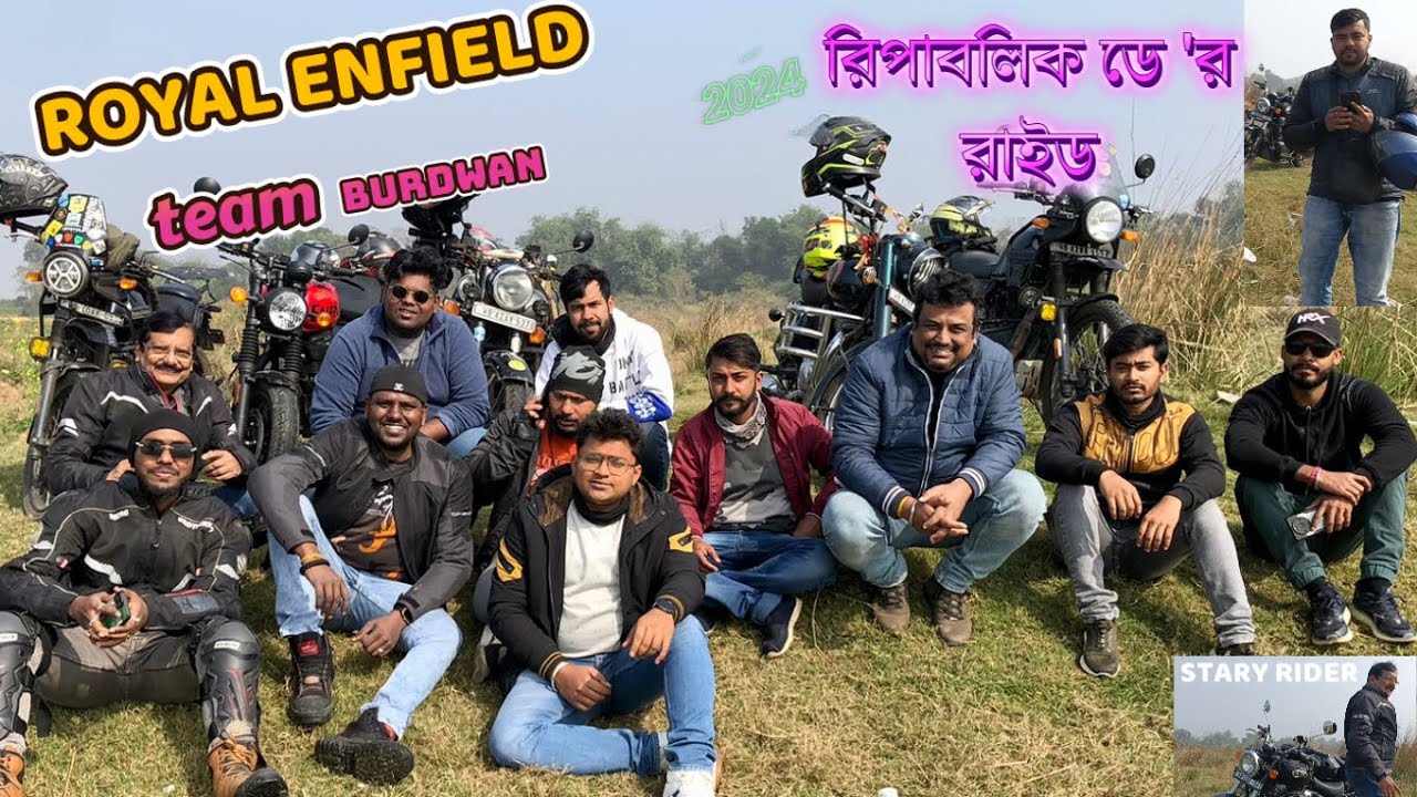Republic Day Ride with Royal Enfield Riding Community Burdwan. # ...