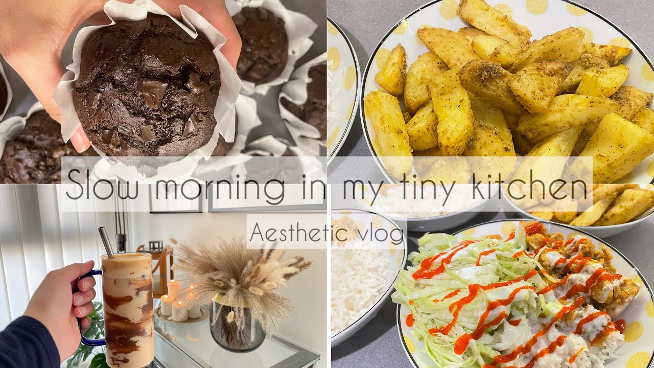 Realistic Morning in my tiny kitchen, Cosy Daily life Vlog, Cooking ...