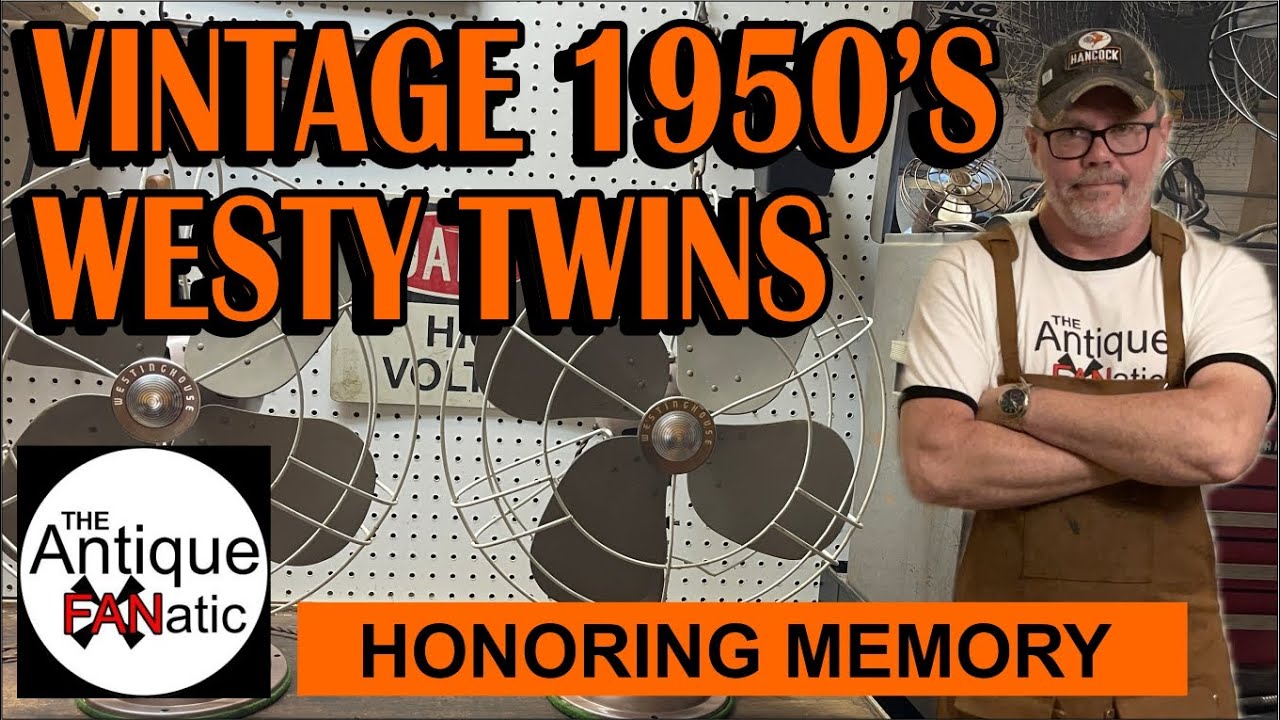 Reviving Vintage 1950's Westinghouse Fans: A Workshop Tale - YouTube