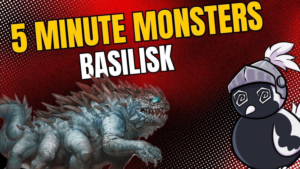5 Minute Monster- Basilisk - YouTube