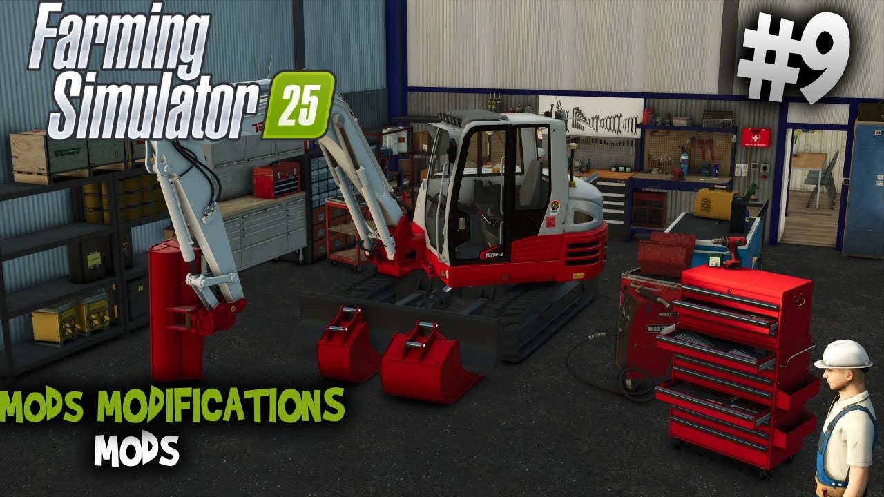 🔧Convert Takeuchi TB295-2 from FS22 to FS25🚧 FS25 👨‍💻 Learning Cap 09 👨 ...