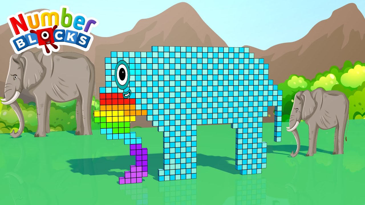 Looking for Numberblocks Puzzle Elephant 575 BILLION BIGGEST - Learn To ...