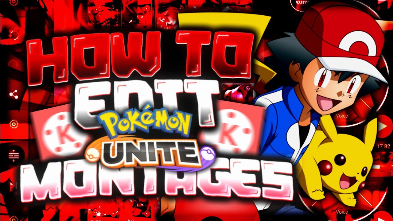 How To Edit Pokemon Unite Montages In Android || Edit Pokemon Unite ...