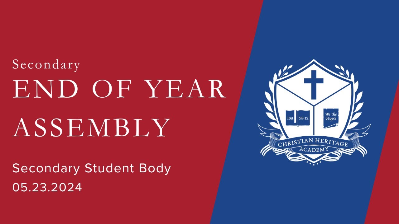 2024–05–23—Secondary Awards Assembly - YouTube