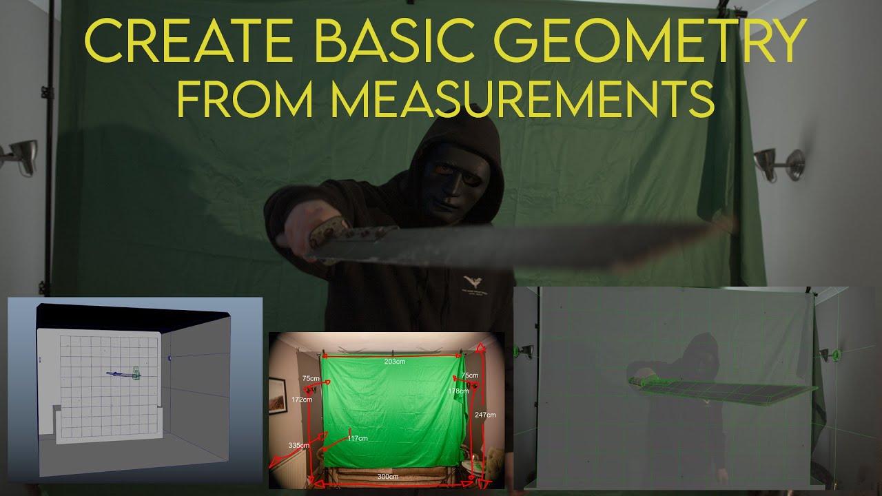 Maya - Create Basic Set Geometry from Measurements Tutorial - YouTube