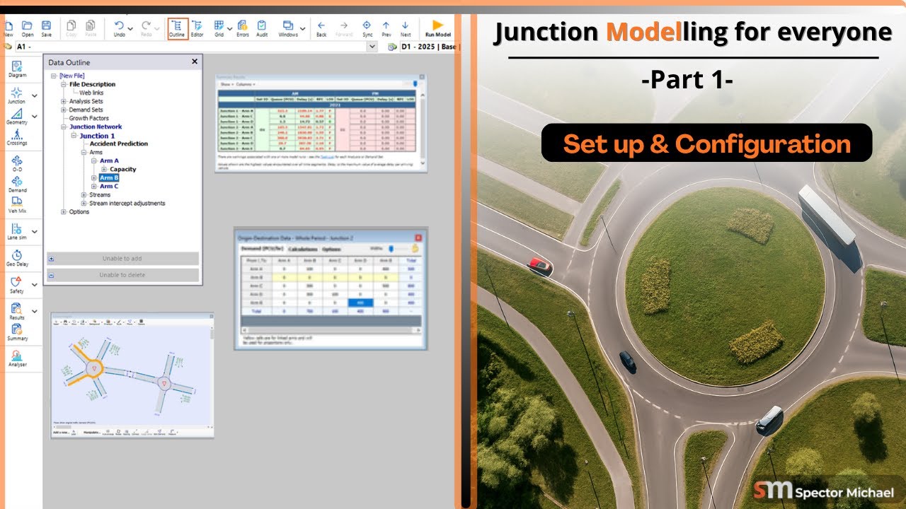 TRL Junctions Modelling Tutorial | Initial Set Up and Configuration ...