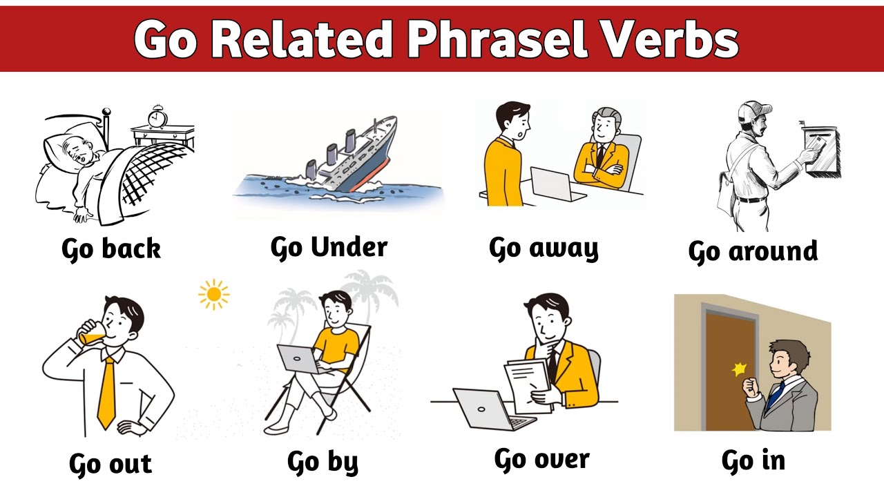 Go Related Daily Use Phrasel Verbs | 🔥 English Phrasel Verbs | Go away ...