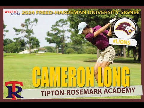 Tipton Rosemark Academy's Cameron Long signs with Freed Hardeman Golf ...