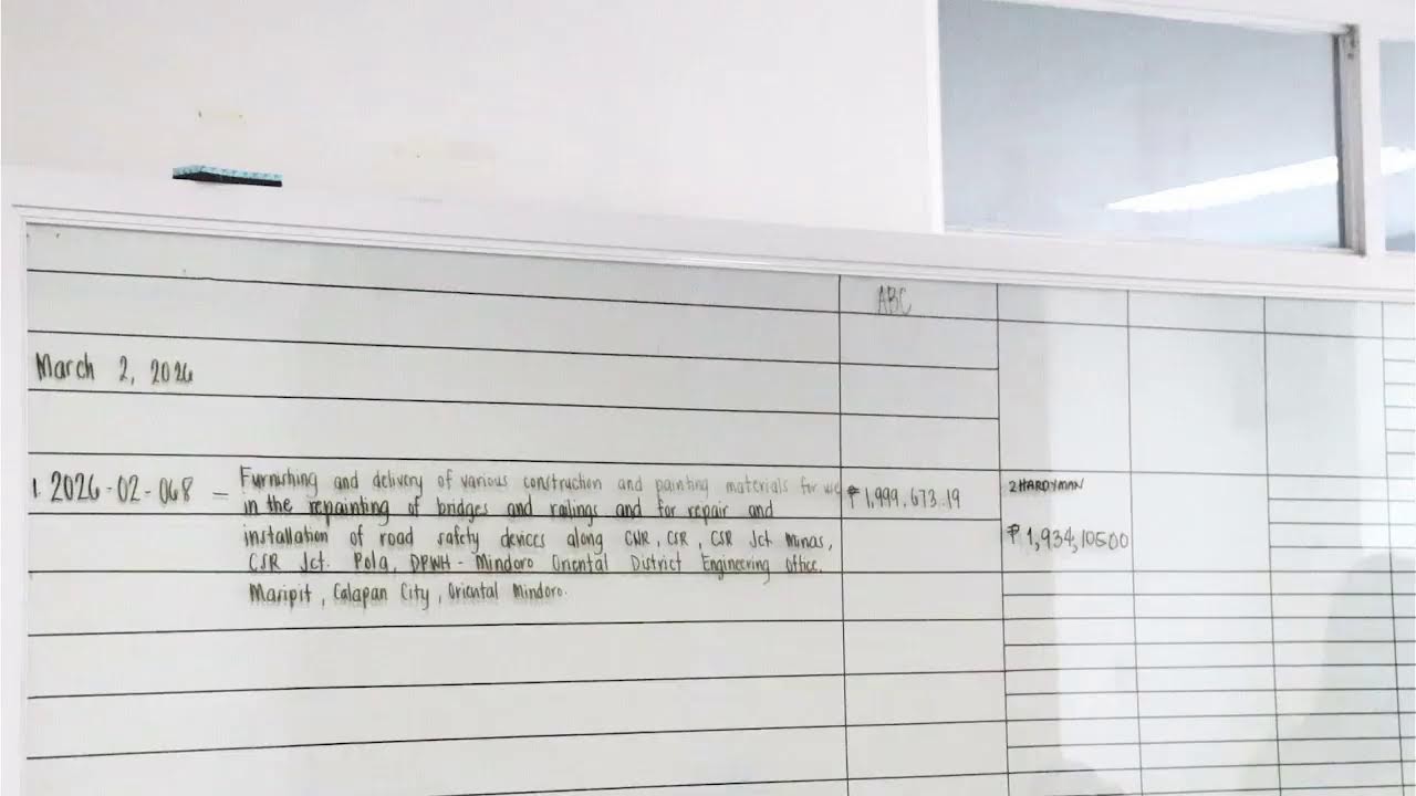 Procurement Livestream for Mindoro Oriental March 2, 2026 - YouTube