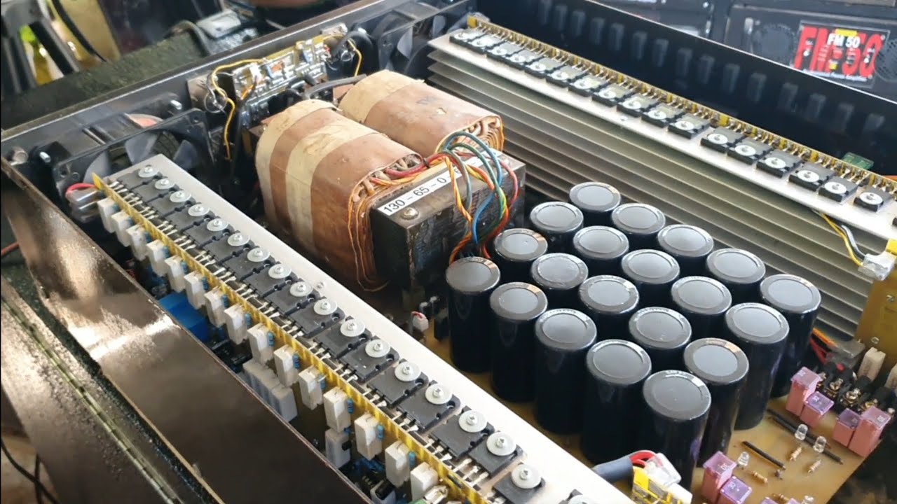 GALING SCRAP ANG TRANSFORMER GINAWANG D.I.Y. CLASS H AMPLIFIER - YouTube