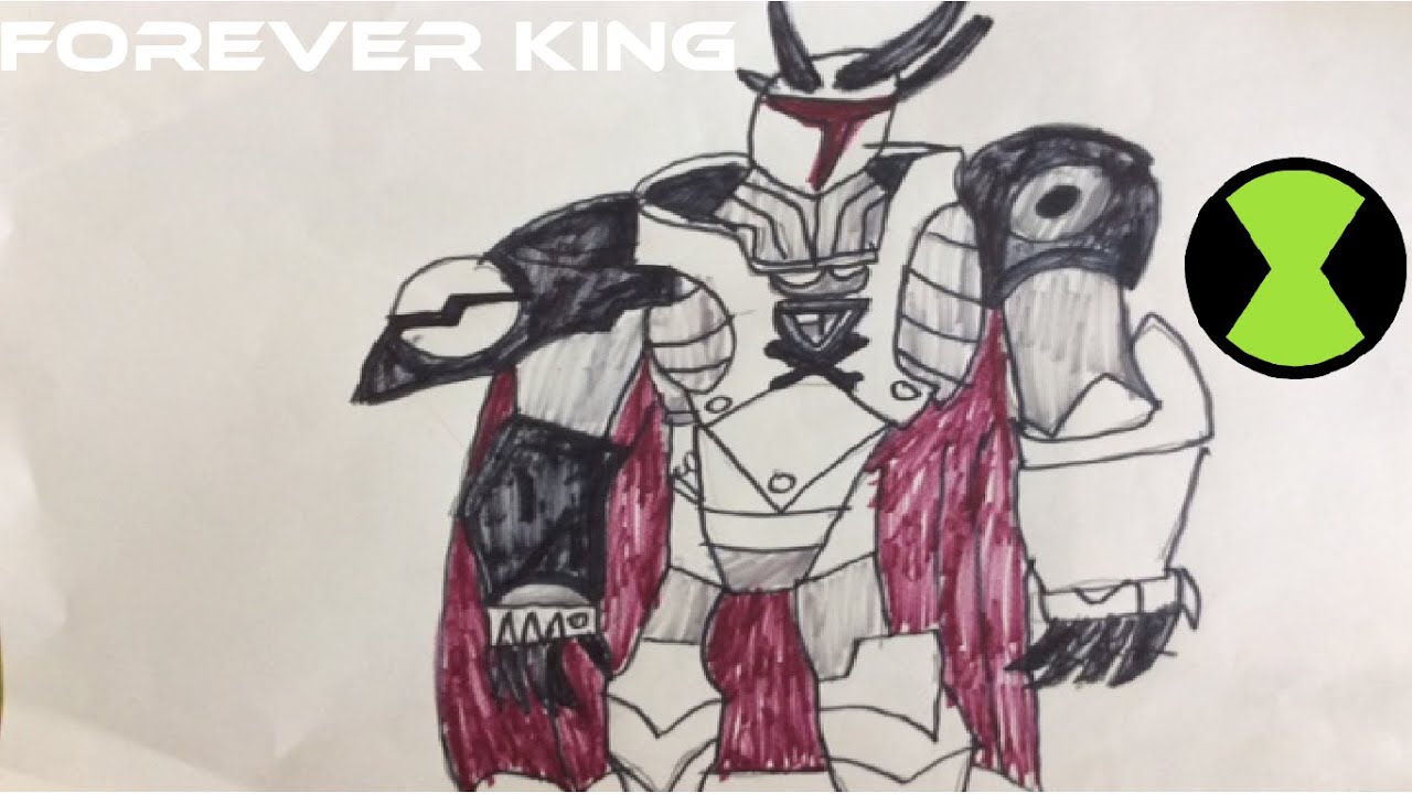 master designs how to draw FOREVER KING - YouTube
