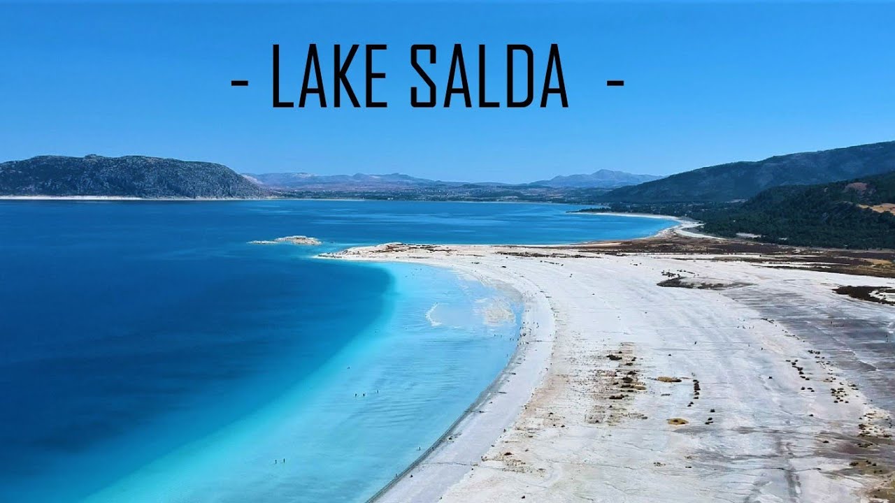 Lake Salda in Turkey. drone view - YouTube