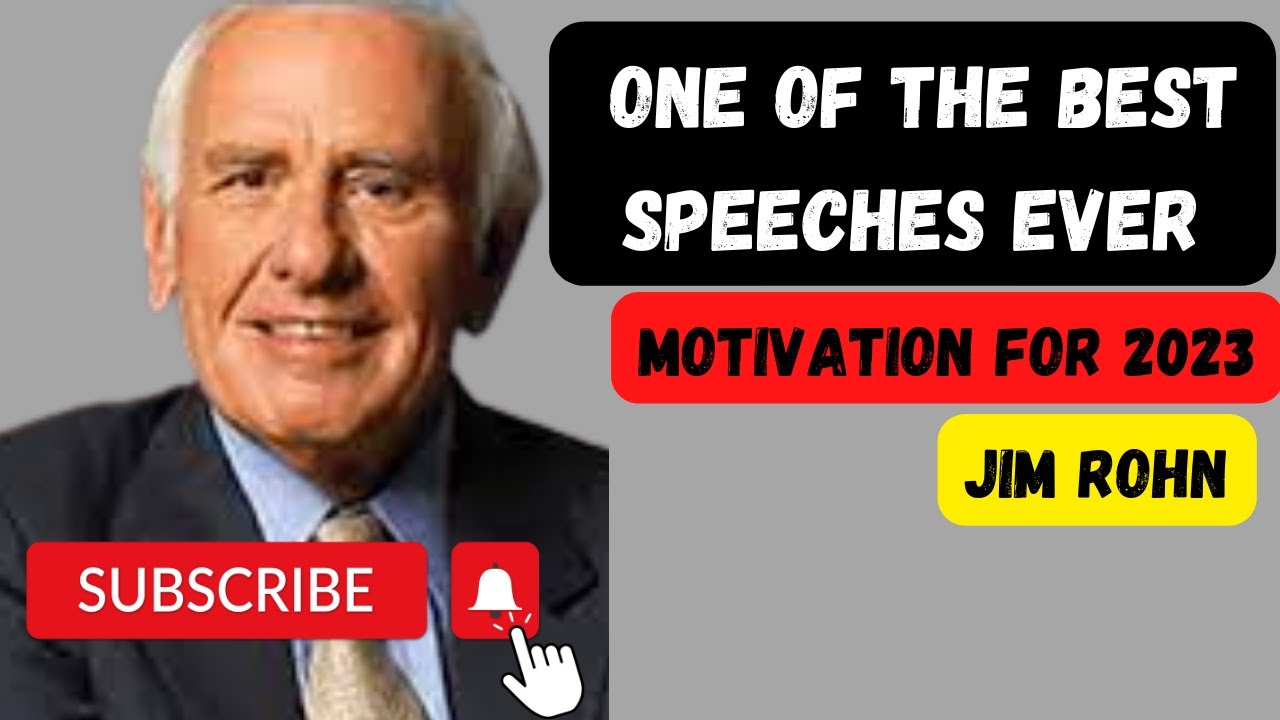 ONE OF THE BEST SPEECHES EVER | JIM ROHN #motivationspeech #beinspired ...