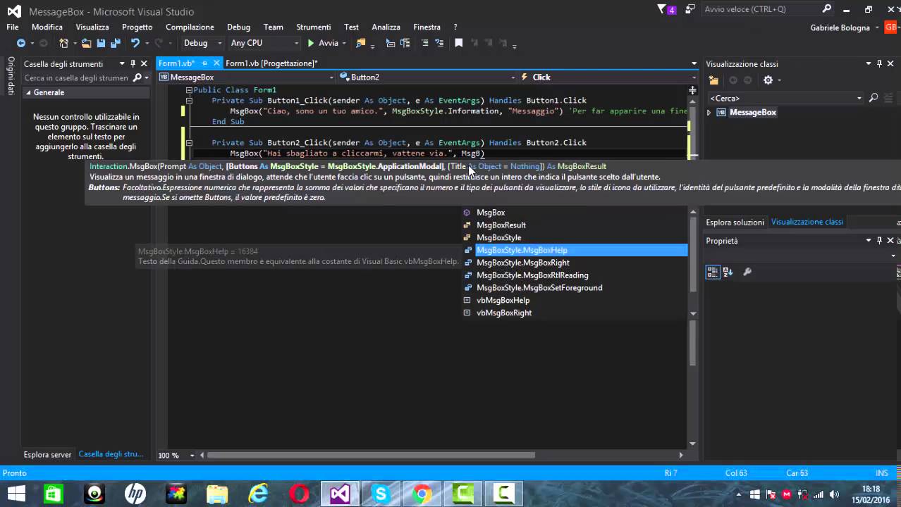 Visual Studio Tutorial 1 Finestre Di Dialogo YouTube visual-studio-tutorial-1-finestre-di-dialogo-youtube