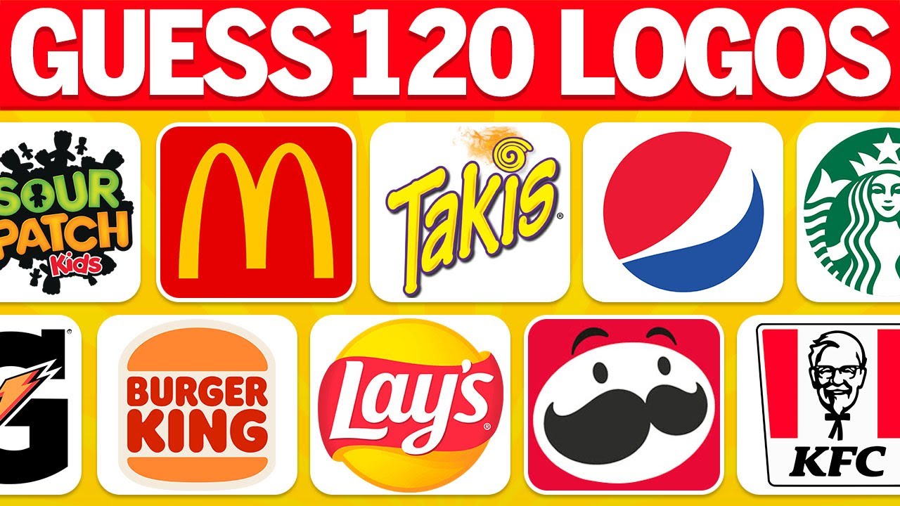 Guess The Logo In 3 Seconds | Food & Drink Edition | 120 Logos - YouTube