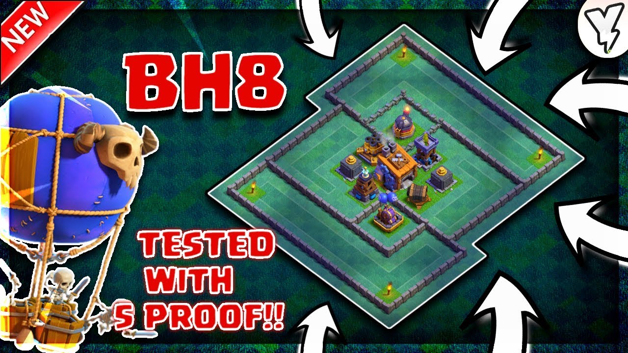 BEST BUILDER BASE 8 LAYOUT WITH 5 REPLYS!! | 100% VICTORY DESIGN TESTED ...