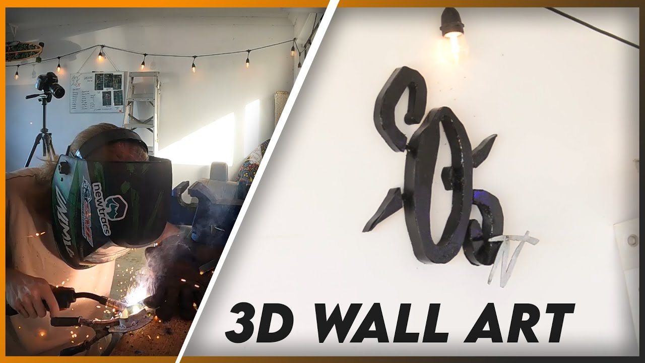 Making a 3D LOGO form STEEL - YouTube