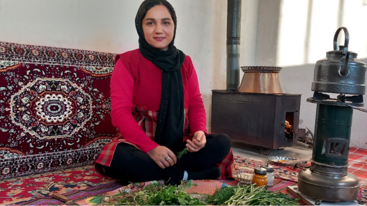 Iranian village lifestyle |How to prepare Iranian Ash Reshteh - YouTube