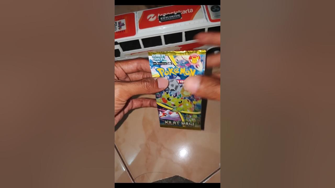 UNBOXING KARTU POKEMON KILAT RASI - YouTube