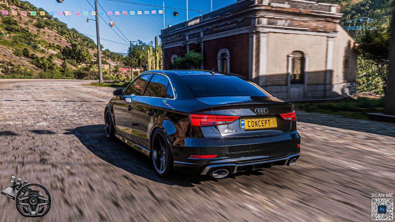 Audi RS3 - Forza Horizon 5 | Thrustmaster T248 - YouTube